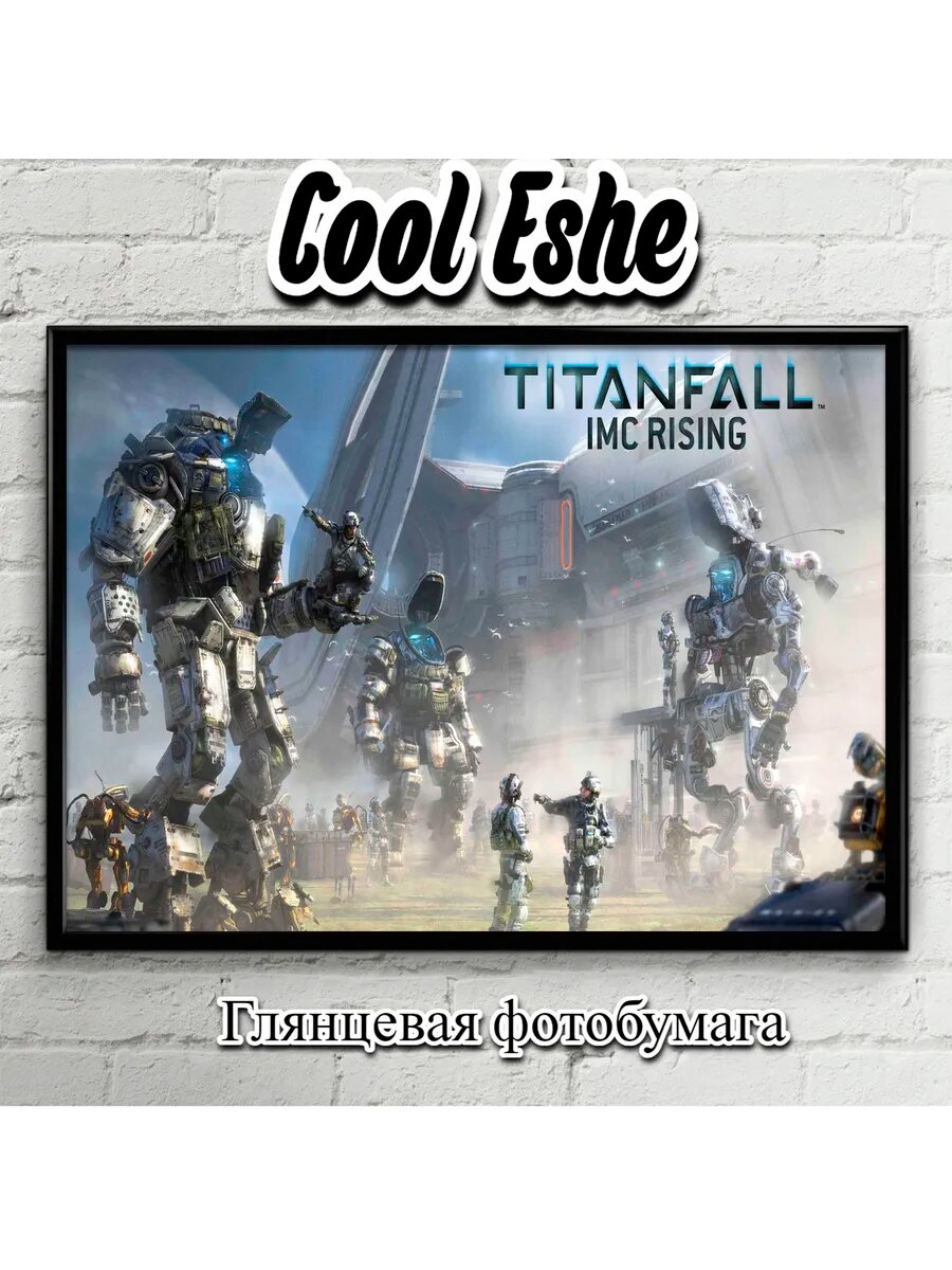 Постер "titanfall imc rising" из коллекции "Игры" А4