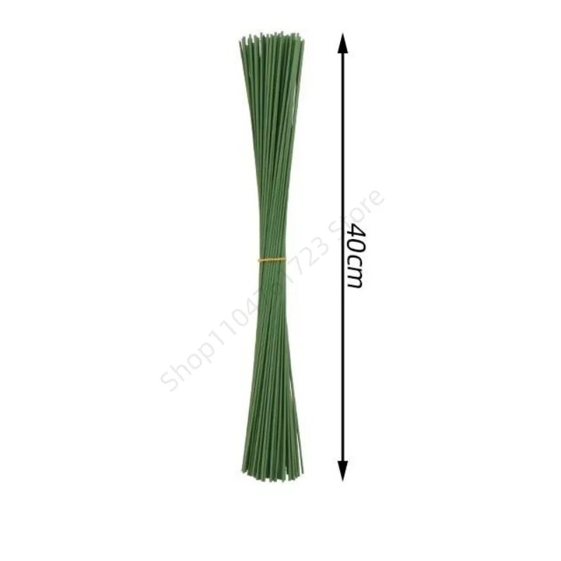 Флористическая проволока темно-зеленая 2 мм Изумрудный, 30Pcs, 40cm