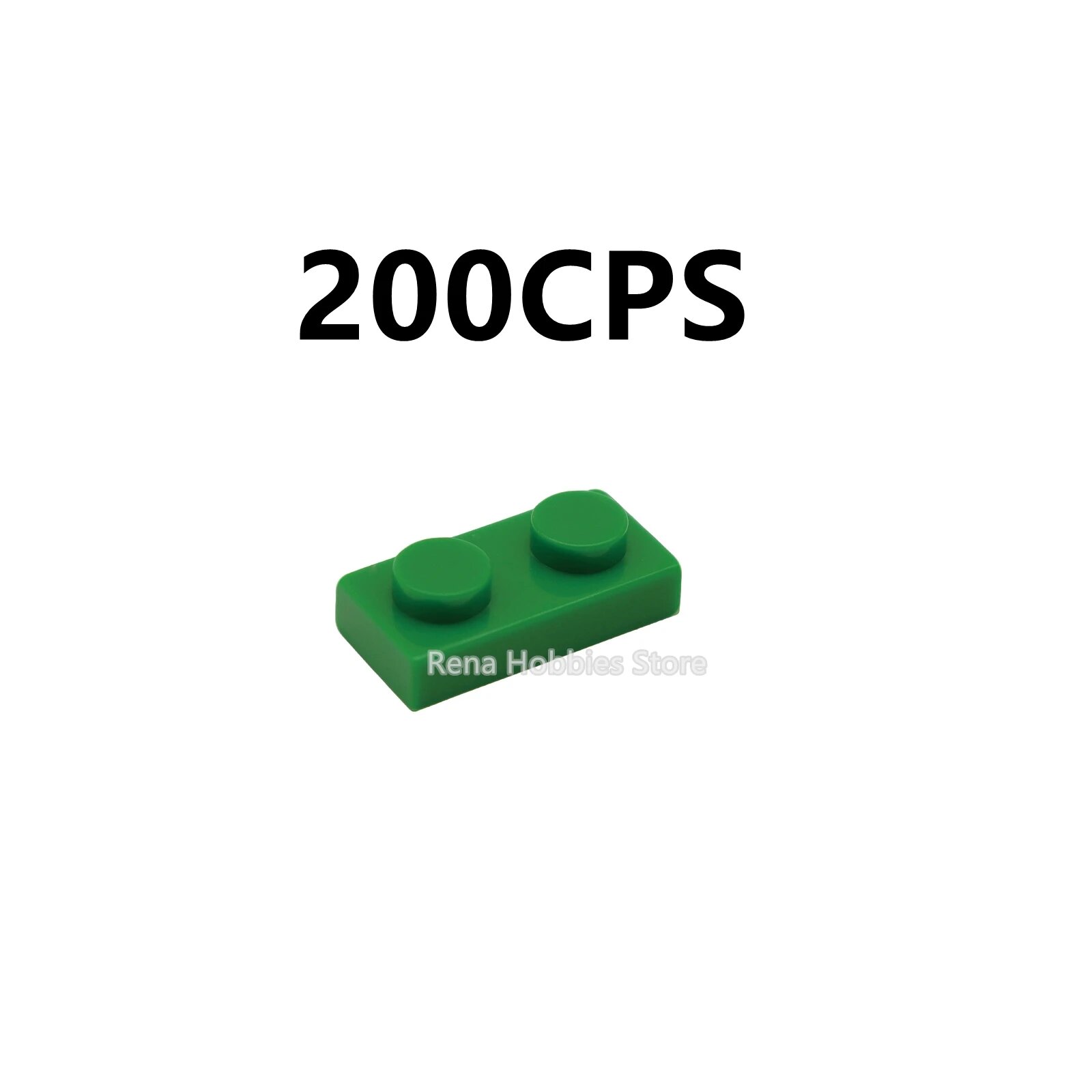 Конструктор из 200 тонких фигурных блоков Brilliant Deer Зеленый, green