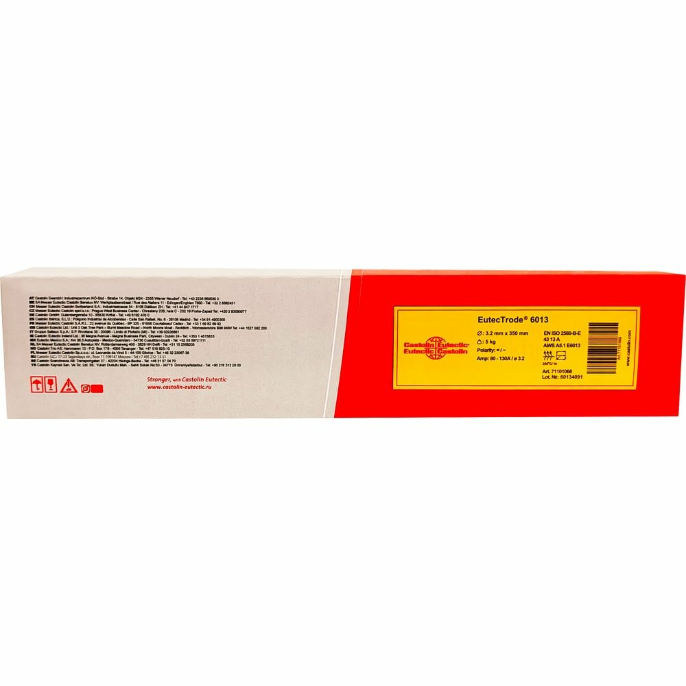 Электроды EutecTrode CASTOLIN 6013 (аналог МР-3), д.3.2мм, упак.5,0кг 71101068
