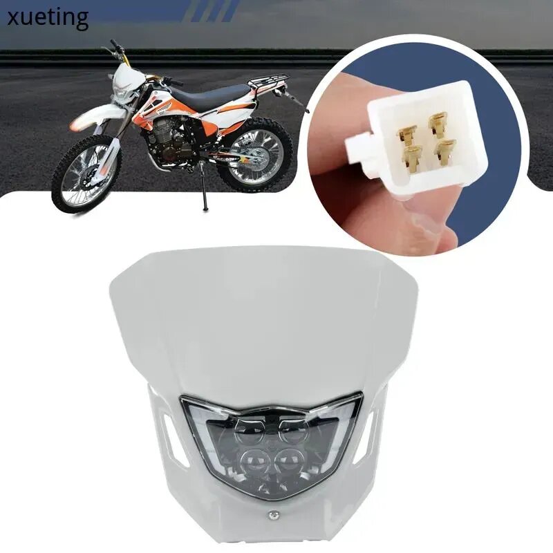 Светодиодные фары для мотоциклов, подходящие для внедорожных мотоциклов for Yamaha BSE Kayo WR YZ 250F 450 TT125 T2 Z4 MX