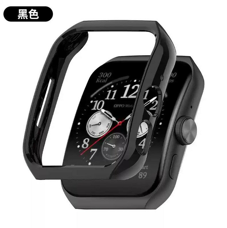 Чехол защитный для OPPO Watch 3 Pro с решетчатым дизайном черный, 100% ПК материал, аксессуар для умного часов