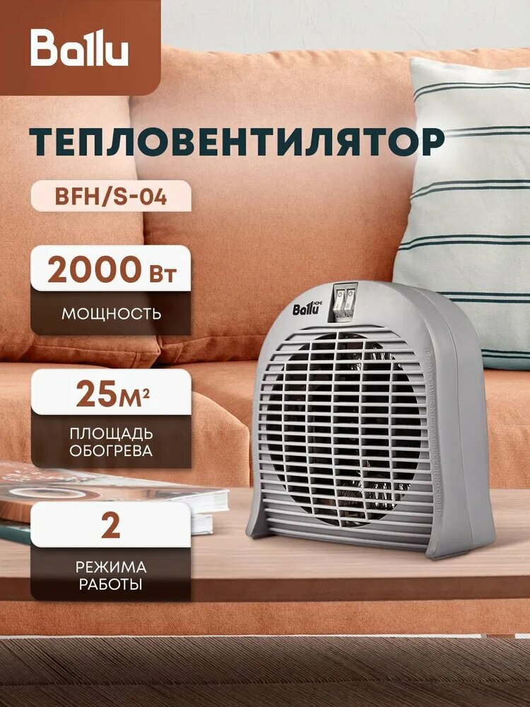 Тепловентилятор Ballu BFH/S-04 2000Вт