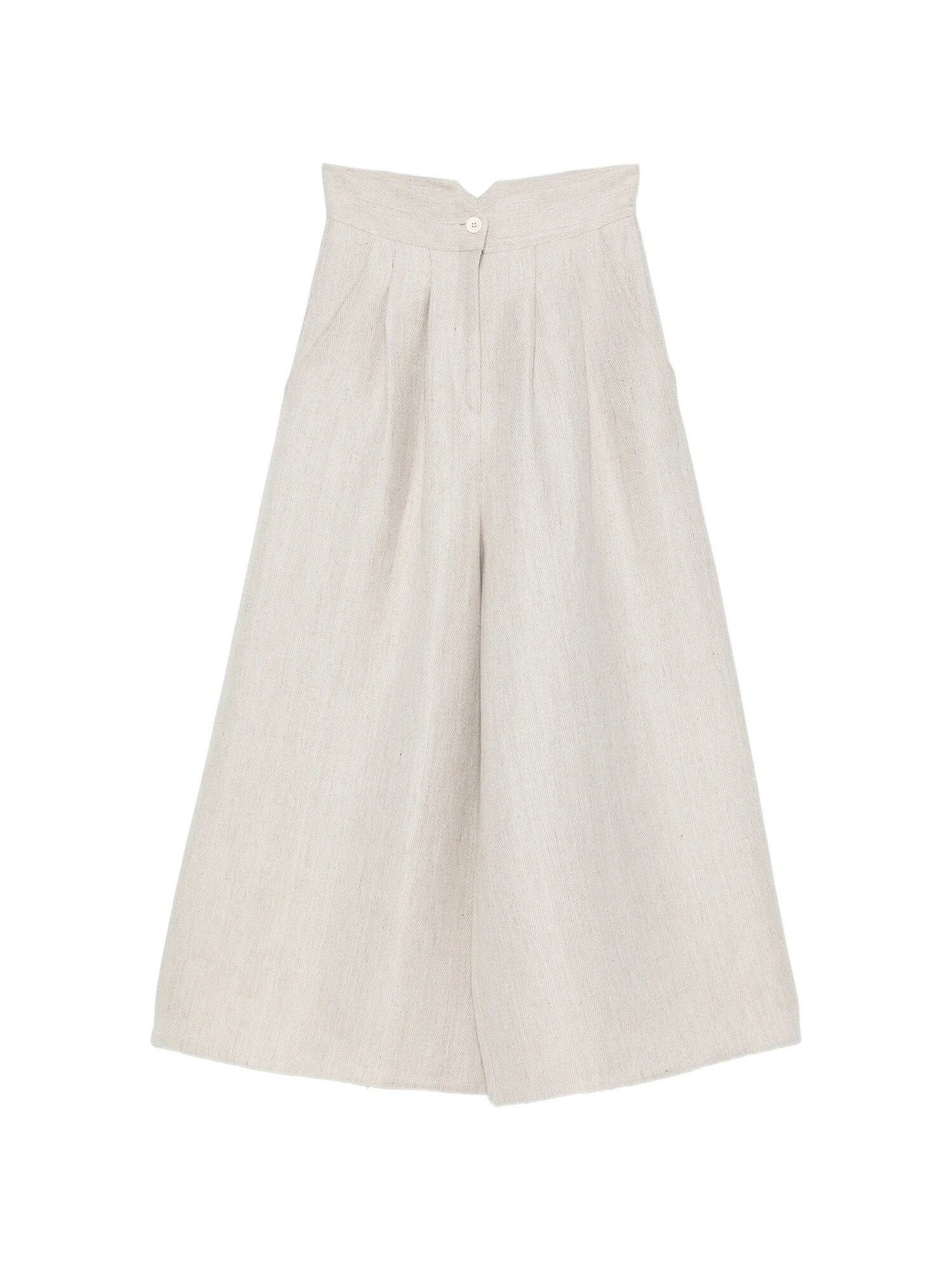 Брюки Herringbone-pattern pleated trousers