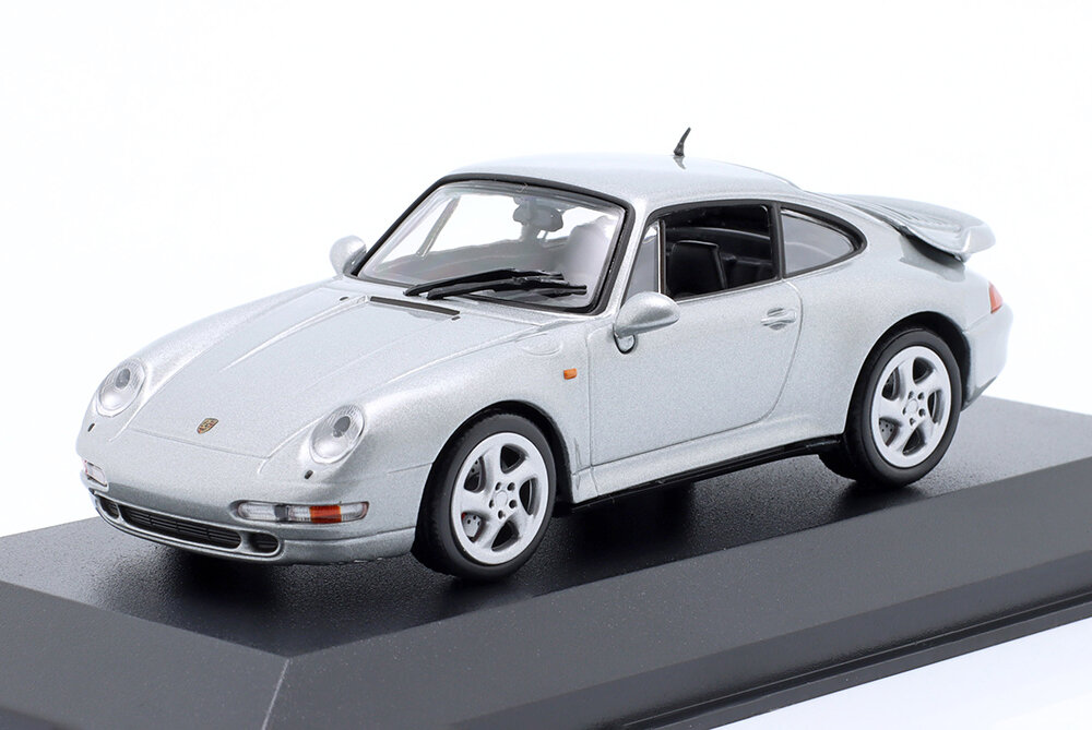 Модель коллекционная MAXICHAMPS Porsche 911 (993) turbo 1995 silver
