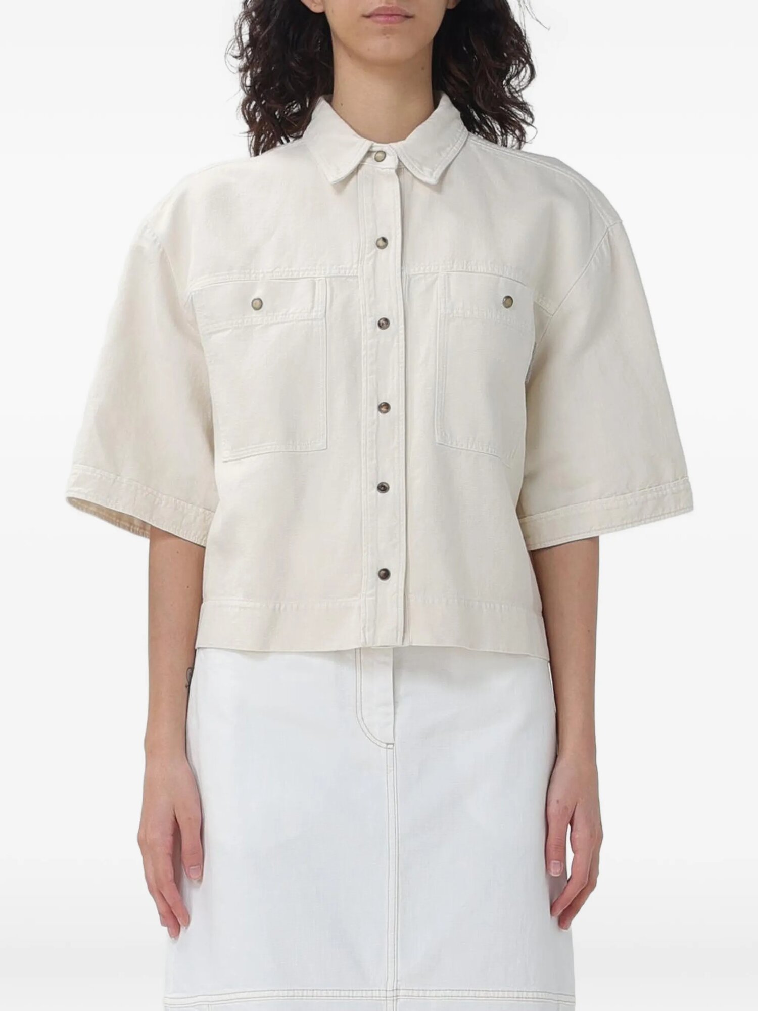 Рубашка Boxy short-sleeved shirt