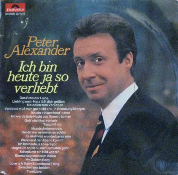 Peter Alexander - Ich Bin Heute Ja So Verliebt EX-