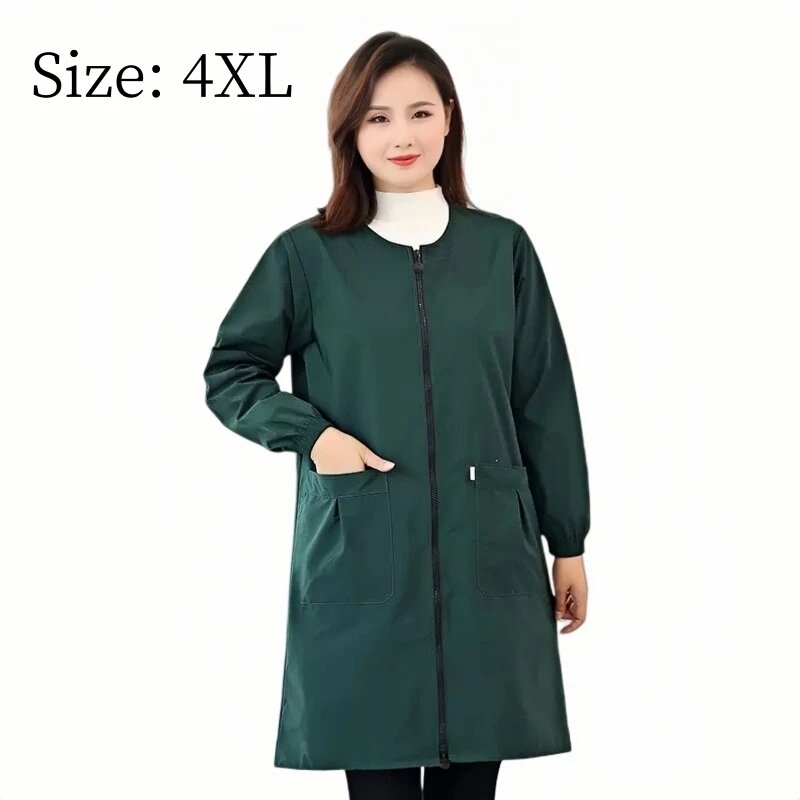 Водонепроницаемый халат для груминга, Dark green, 4XL