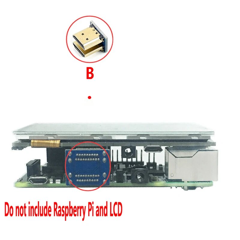 HDMI адаптер для Raspberry Pi Spotpear PI3B HDMI Adapter B