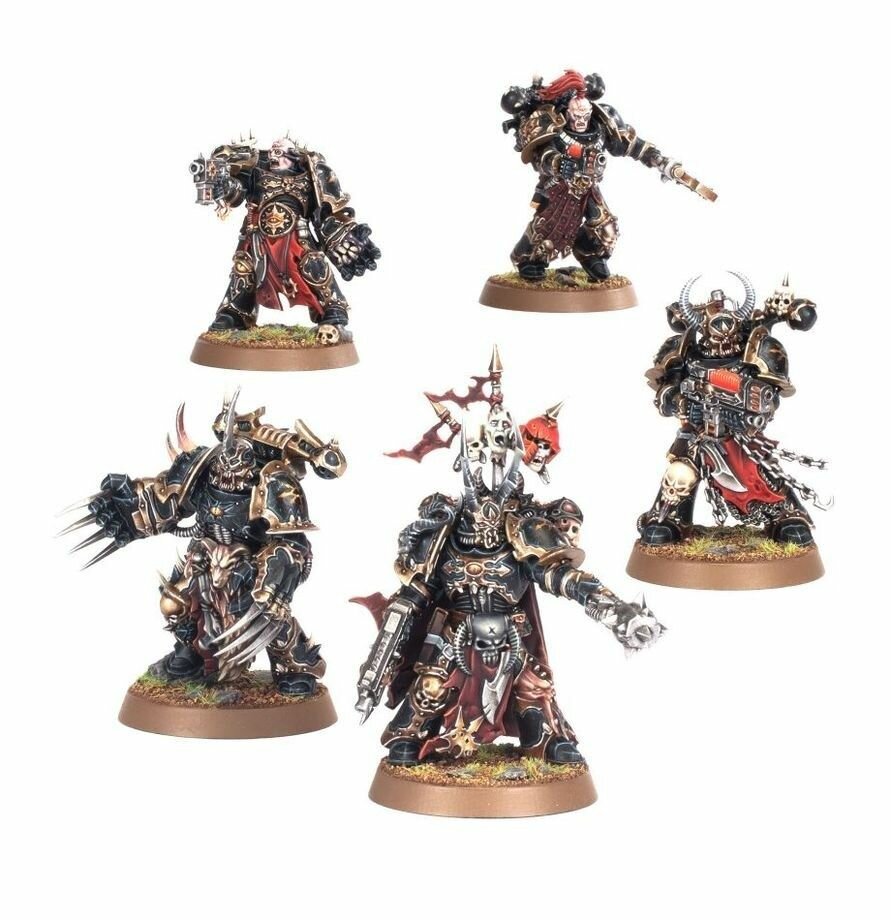 Chaos Chozen. С подставками. Warhammer 40.000