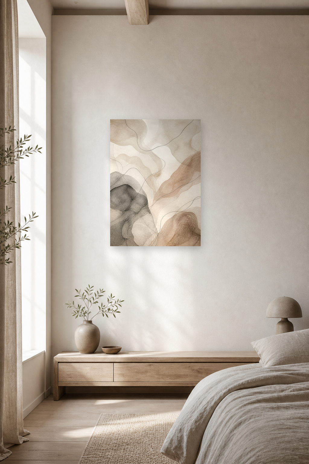 Interior poster Drift Lines No.6 — premium wall art for modern interiors