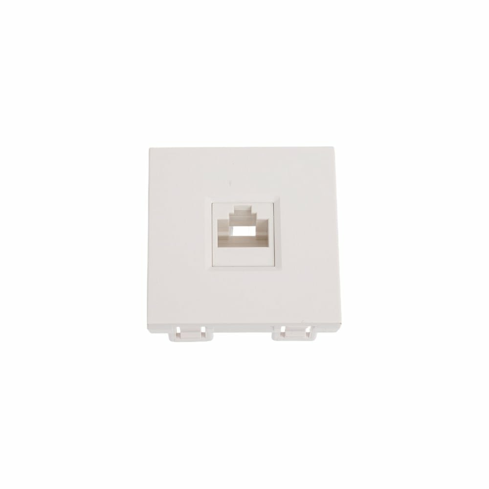 Розетка информационная Systeme Electric "В45" С/У КАТ.5Е для кабель-канала белый RIN-144K5E-B