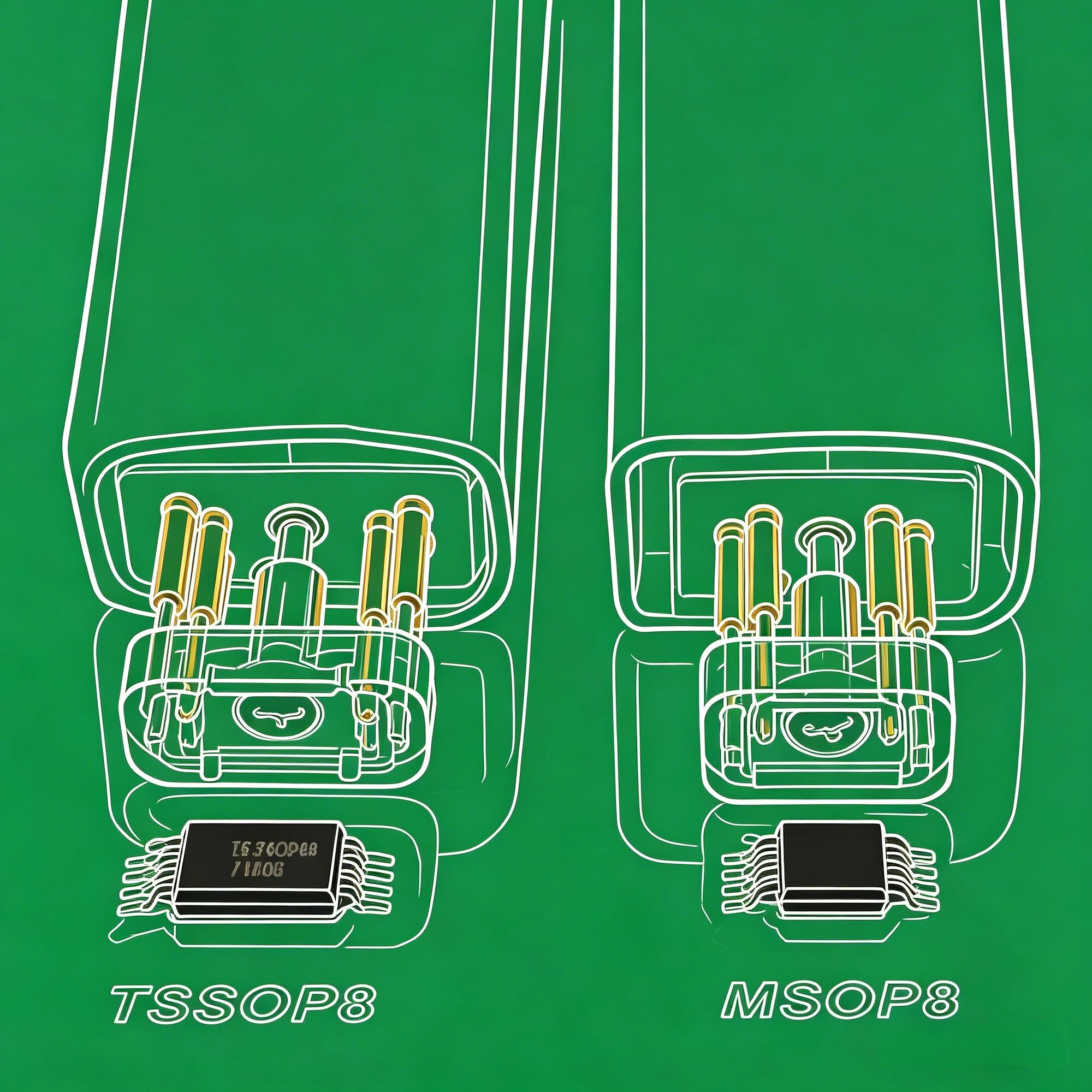 Кабель-программатор TSSOP8/MSOP8 1pcs tssop8 cable — фото 1