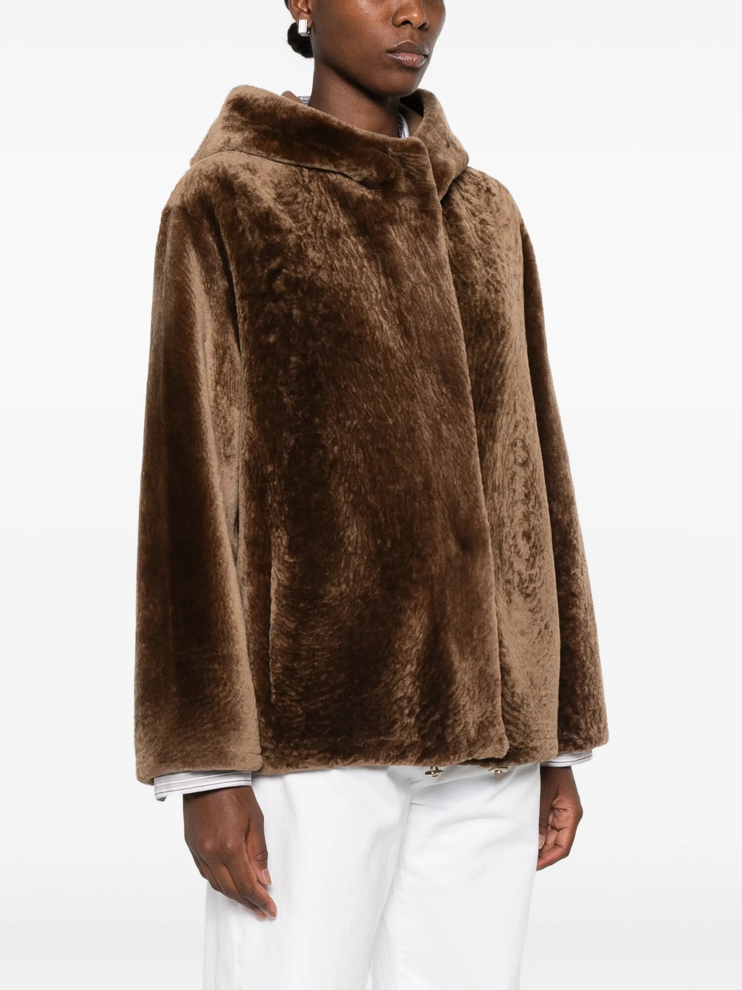Куртка Manzoni 24 Hooded shearling jacket, размер 44 — фото 1