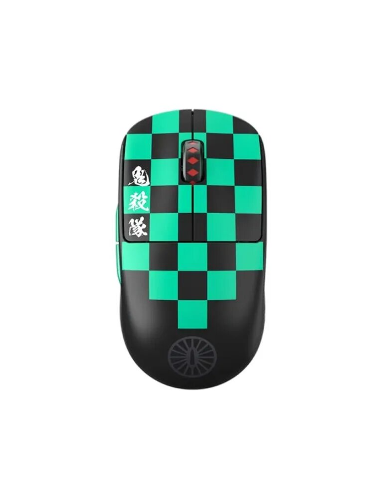 Мышь беспроводная Игровая мышь Pulsar X2V2 Demon Slayer Ультралегкая, Беспроводная, До 26000 DPI, Эксклюзивный Дизайн с Героями Аниме, зеленый