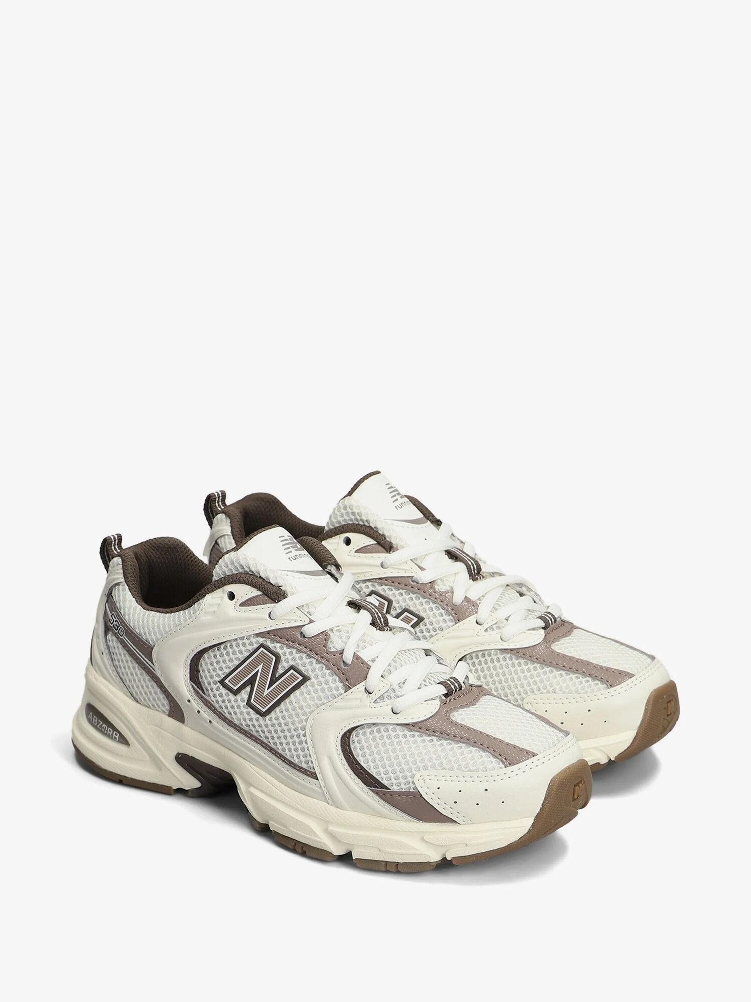 Кроссовки New Balance 37 Low, размер 9 US, бежевый/белый — фото 1