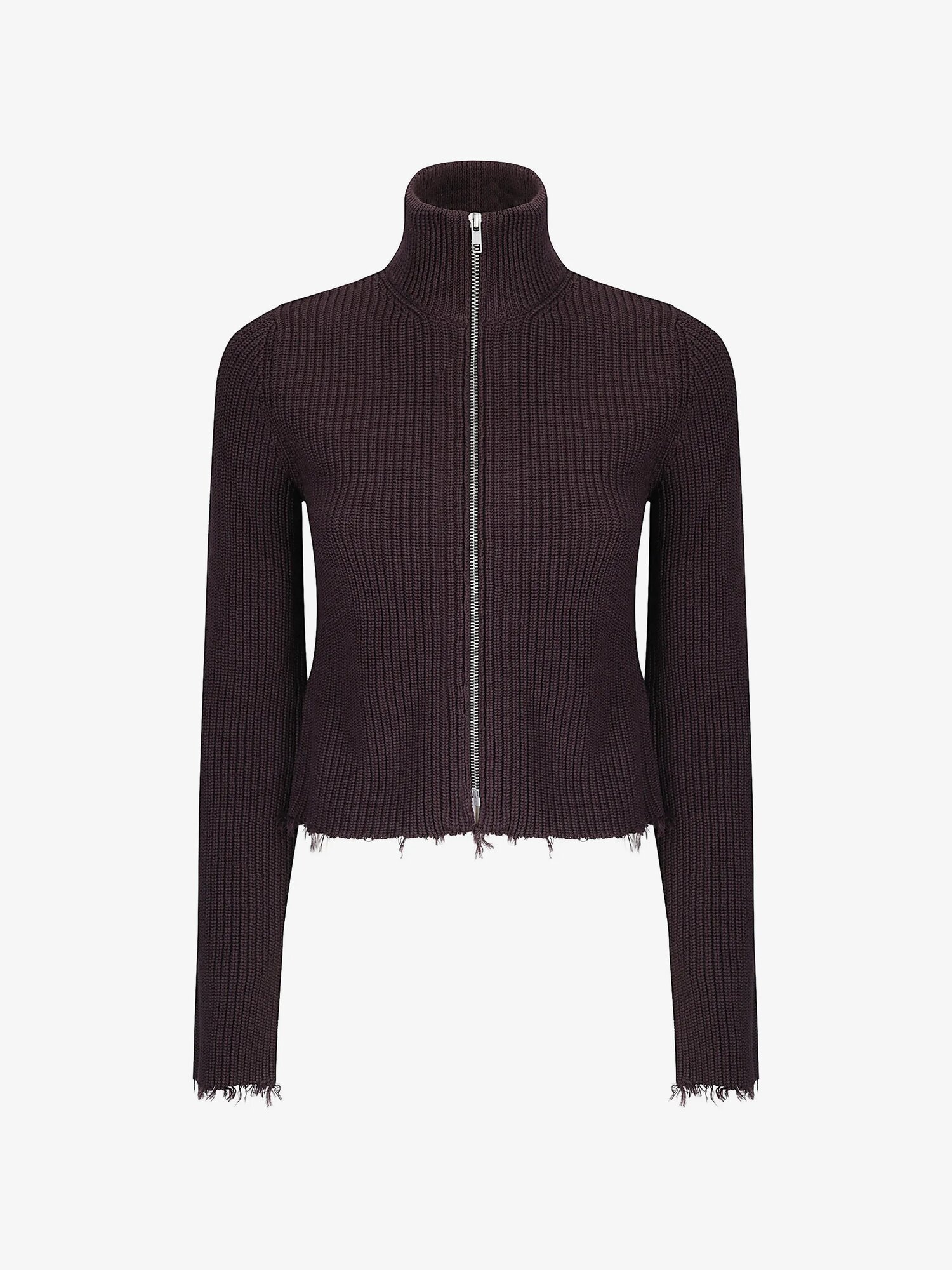 Кардиган Ribbed cotton zip cardigan