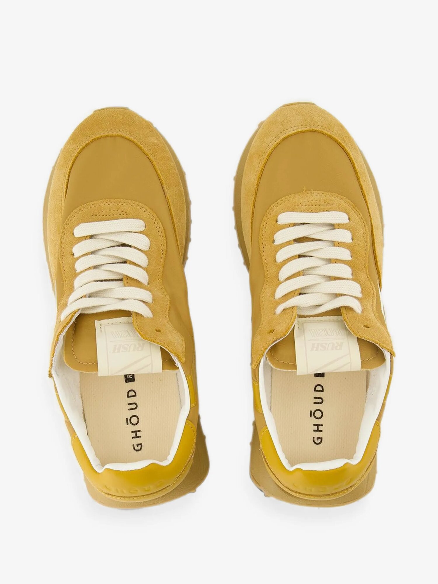 Кроссовки GHOUD Rush panelled sneakers, размер 43, светло-желтый — фото 1