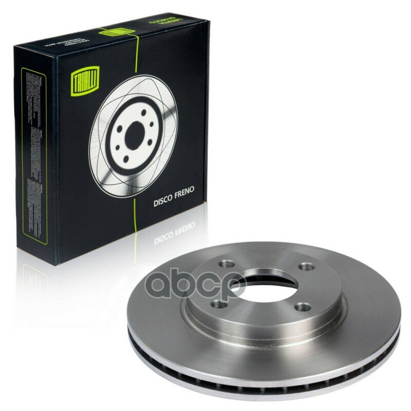 Диск торм. для а/м Ford Fiesta (02-)/Fusion (02-) перед. d=258 (DF 106106) Trialli арт. df-106106