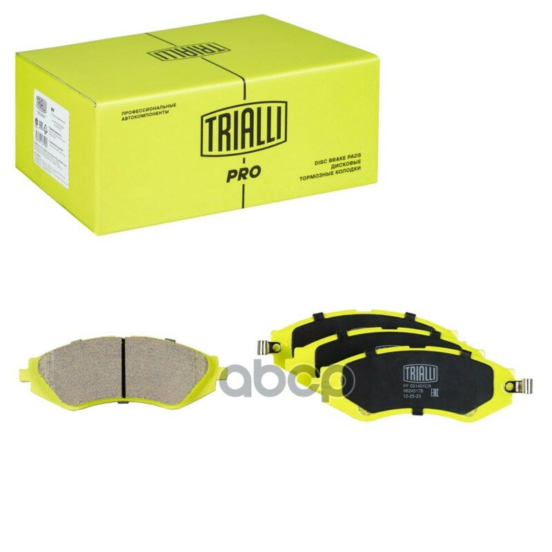 Колодки тормозные дисковые Trialli арт. PF051401CR