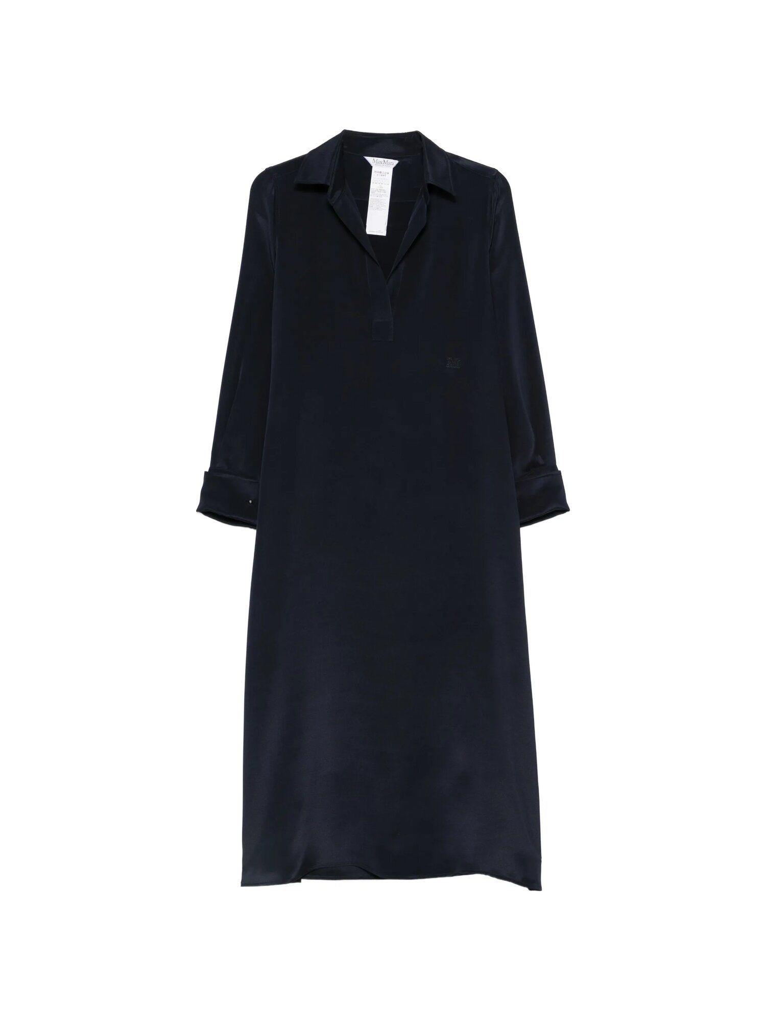 Платье Silk slit-sleeve midi dress
