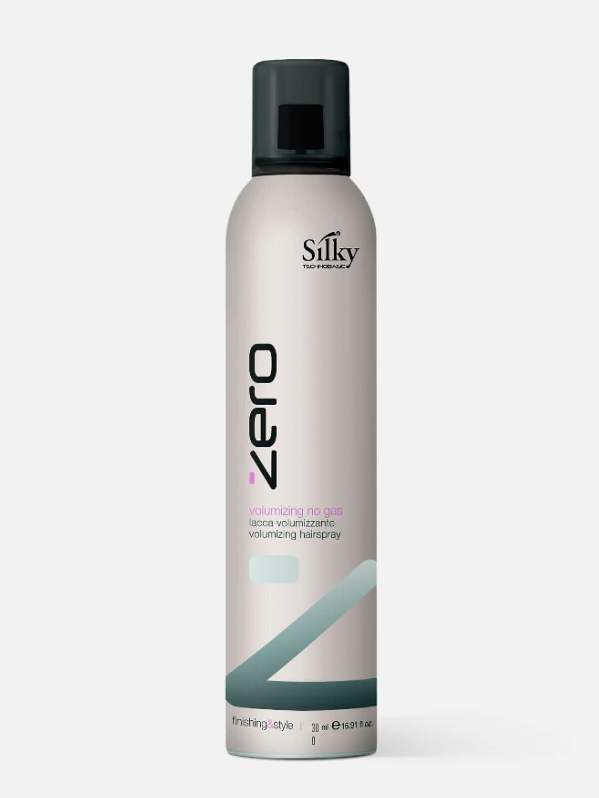 Эко - лак для волос профессиональный средней фиксации Silky Zero Volumizing No Gas, 300 мл