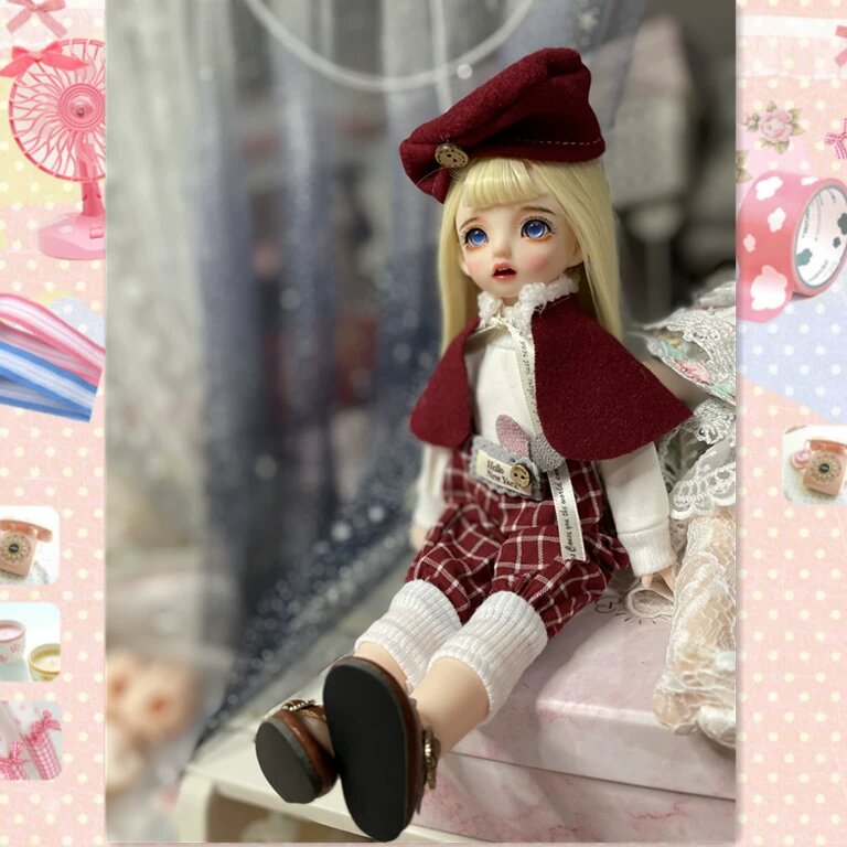 Нини 30 см суставная кукла для одевания, игривый стиль