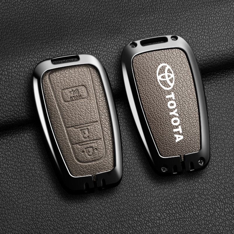 Toyota ключевой чехол для Короллы, Камри, Рав4, С-ХР: коричневый шерстяной узор 3-кнопочный клаксон