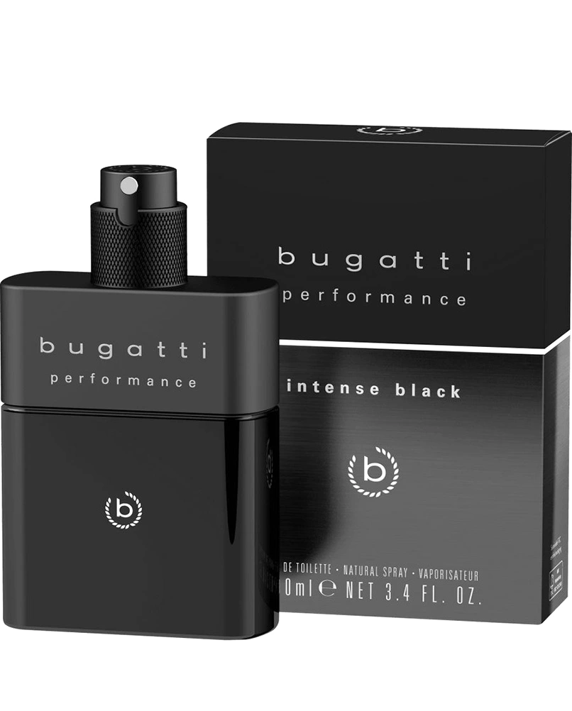 Туалетная вода Bugatti Performance Intense Black для мужчин 100 мл - Бугатти Перформанс Интенс Блэк