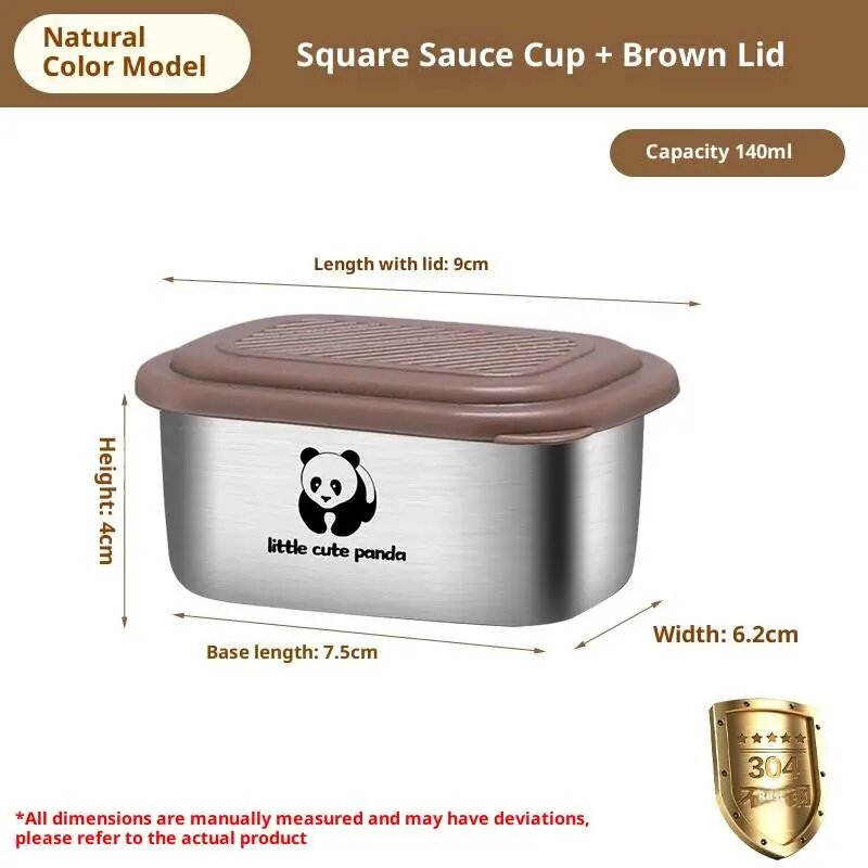 Портативные контейнеры для приправ JETTING Silvery brown