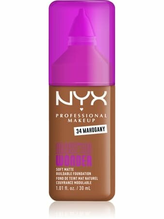 Тональный крем NYX Professional Makeup Make Em Wonder, оттенок 34 махагон, 30 мл