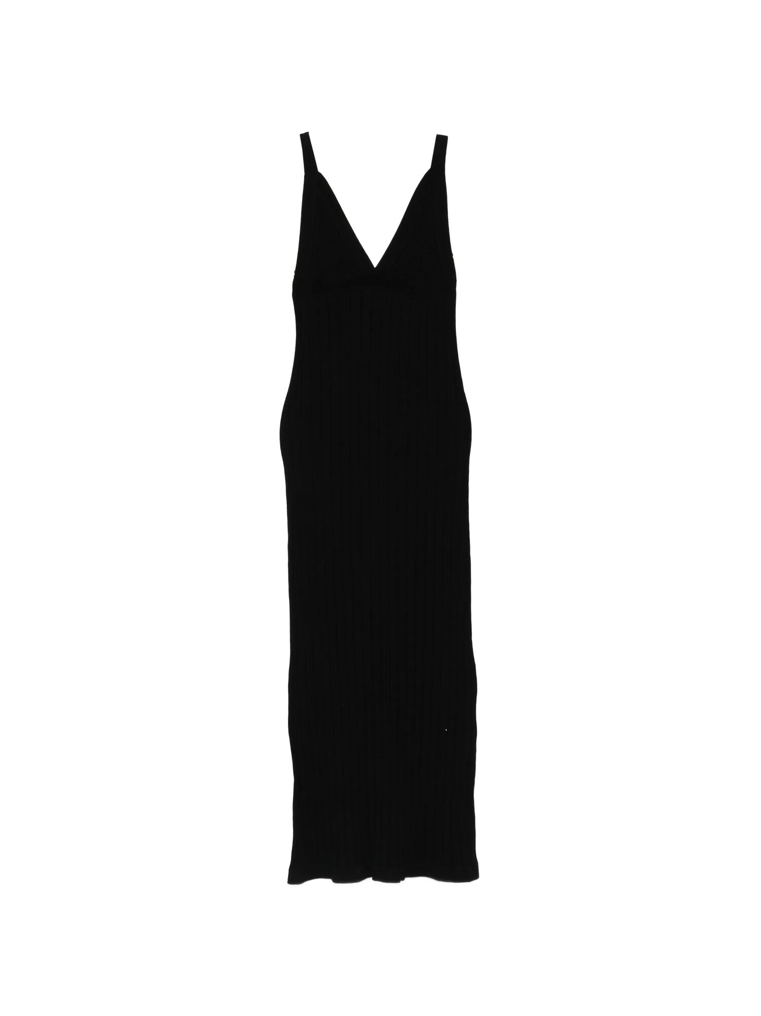 Платье Mia ribbed-knit V-neck maxi dress