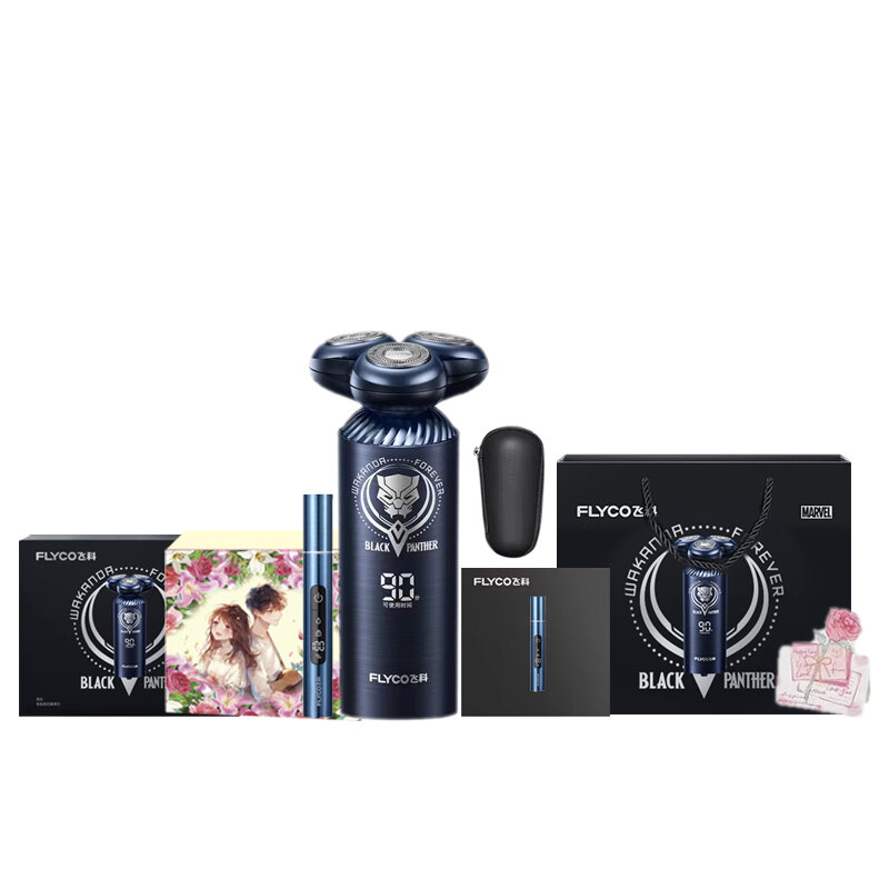 Электробритва унисекс FLYCO x MARVEL FS969 Blue Marvel Collaboration Confession Gift Box
