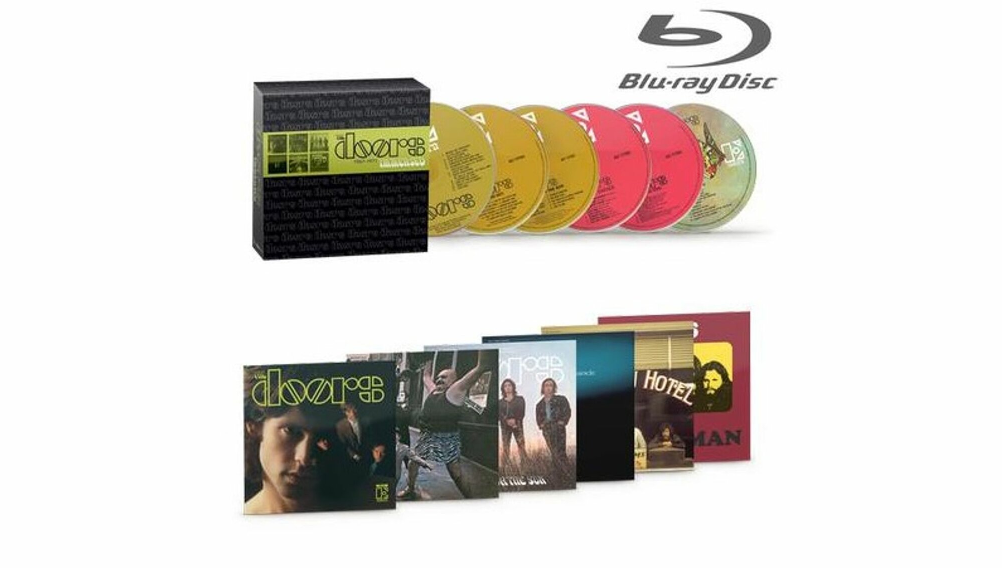 Компакт-диск The Doors - Immersed (1967 - 1971) (Blu-ray Audio Boxset) (Dolby Atmos) (6 Blu-ray Audio) (6 BR)