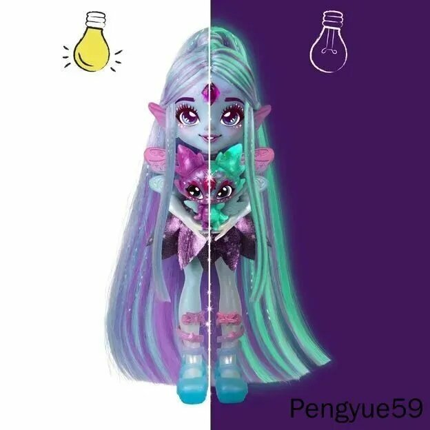 Кукла Magic Mixies Pixlings Galaxy Hair Flyt Стрекоза Флайт