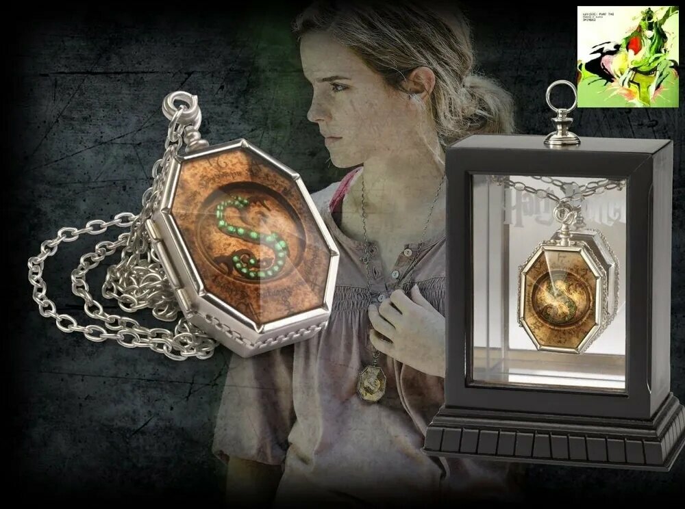 Медальон Крестраж Слизерин - Гарри Поттер от Noble Collection
