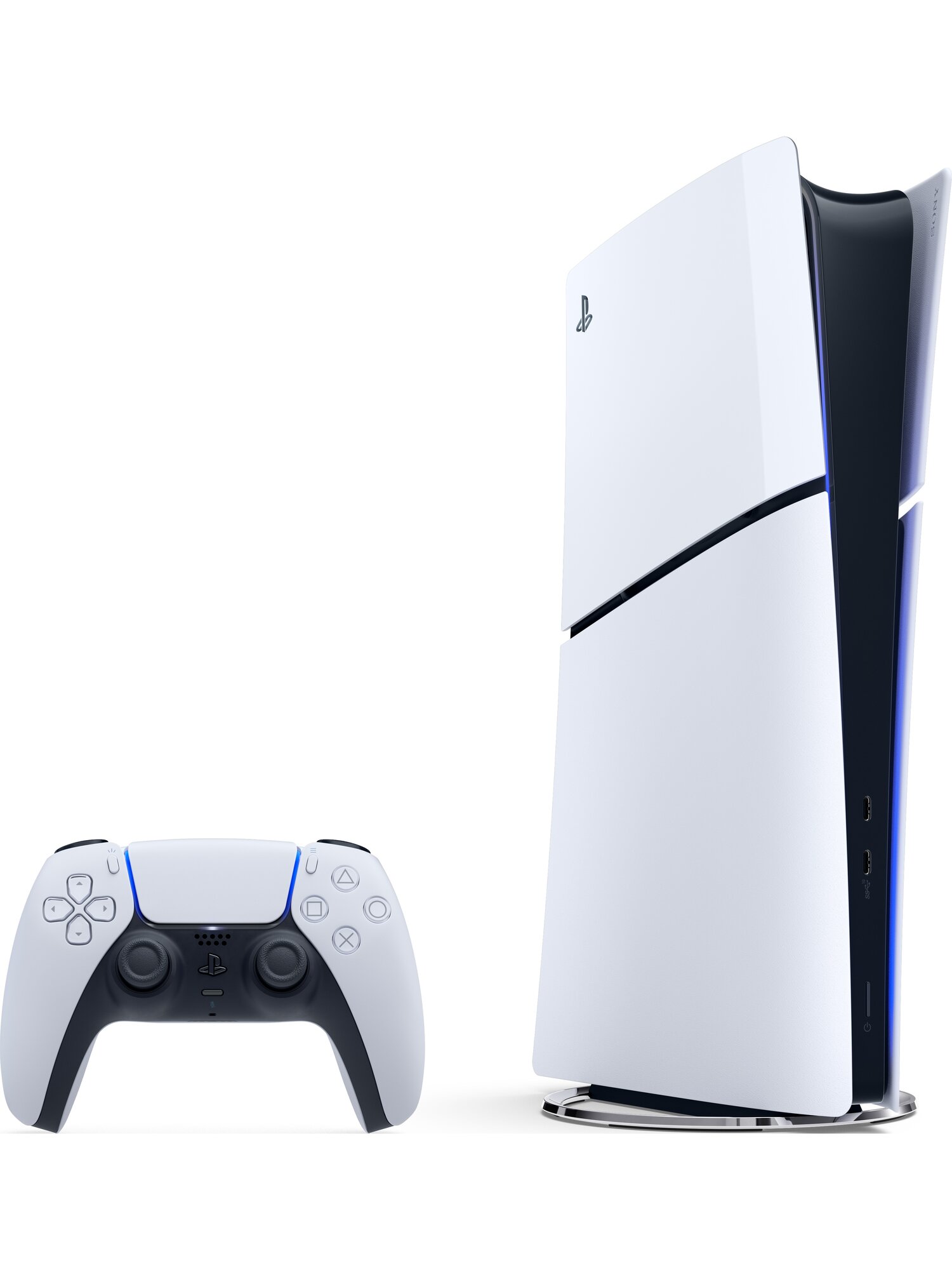 Игровая приставка Sony PlayStation 5 Slim Digital Edition, без дисковода, 1000 ГБ SSD, без игр, белый