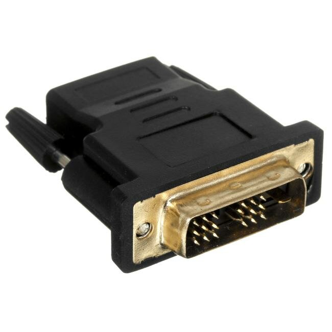 Gembird Переходник HDMI-DVI 19F/19M (мама-папа), золотые разъемы [A-HDMI-DVI-2]