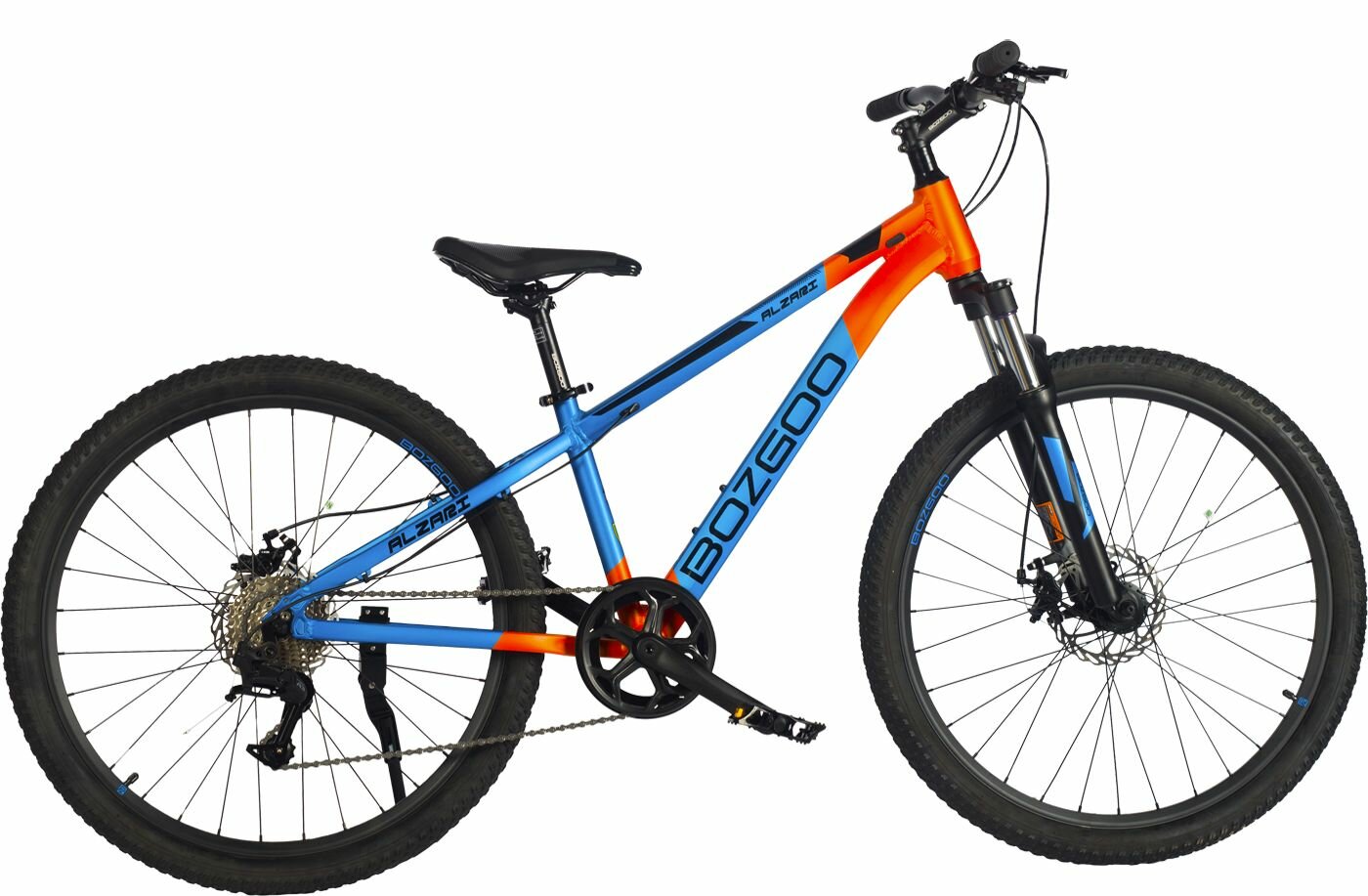 Велосипед BozGoo Alzari (light blue/orange) рама 14"