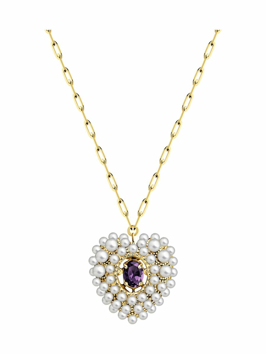 Колье SOKOLOV, серебро, 925 проба, золочение