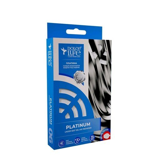 Освежитель (ароматизатор) под сиденье Dolce Life Platinum 110гр
