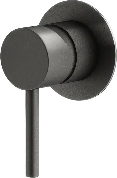 Встраиваемый смеситель для душа и ванны Plumberia Selection Ixo XO1111GR С внутренней частью, латунный, рычажный, настенный, серый, матовый, с керамическим картриджем
