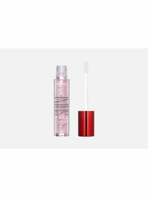 PARISA COSMETICS Блеск для губ Shimmer Lip Glass PLG-304 сияющий с эффектом жидкого стекла, 14 г, 302 Glam Pink