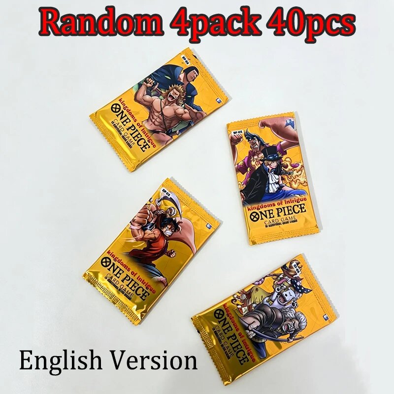 Коллекционные карты One Piece Пробуждение новой эры Bandai 300 шт 4 Pack