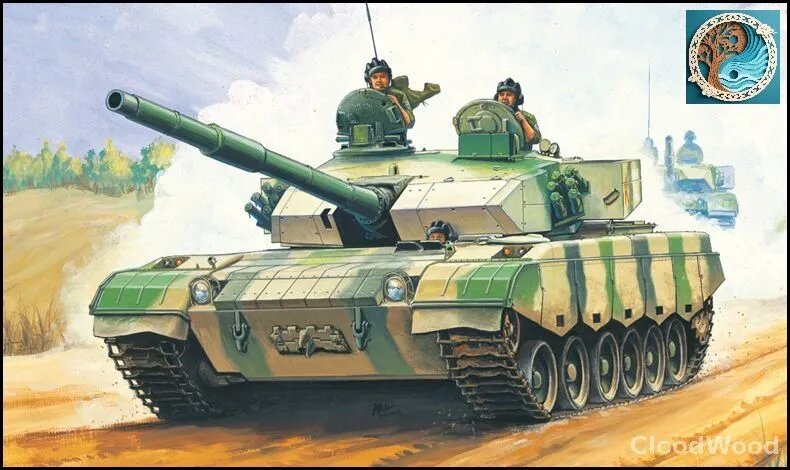 Hobbyboss 82464 1:35 Китайский основной боевой танк ZTZ96A Сборная модель танка