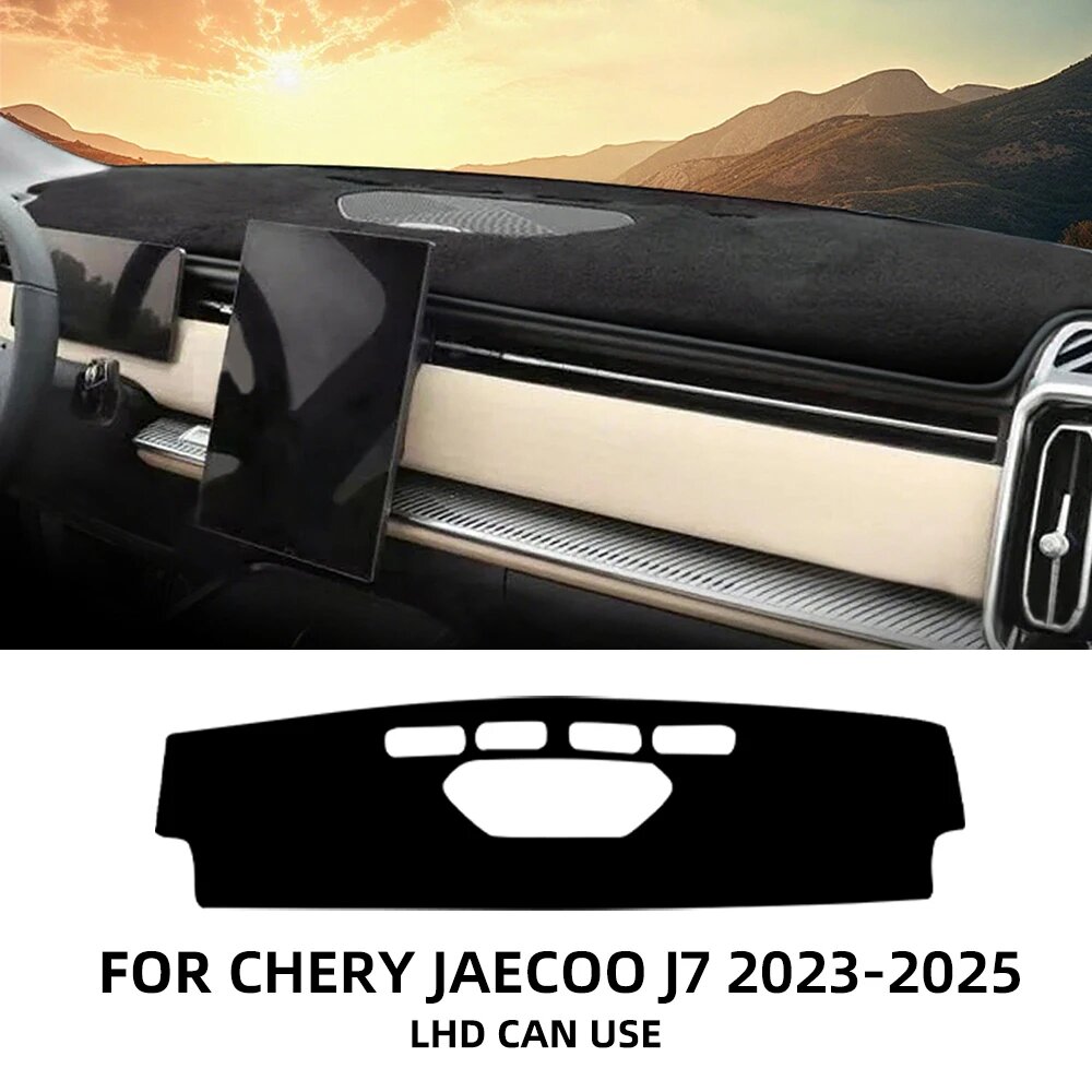 Универсальный Чехол На Приборную Панель Chery Jaeco J7 2023-2025, Солнцезащитный RHDwithout HUD