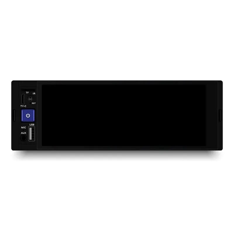 Автомагнитола 1 DIN с сенсорным экраном 6,86 дюйма, Bluetooth, MP5-плеер, USB, TF, зарядка Type-C, система видео- и аудио для авто