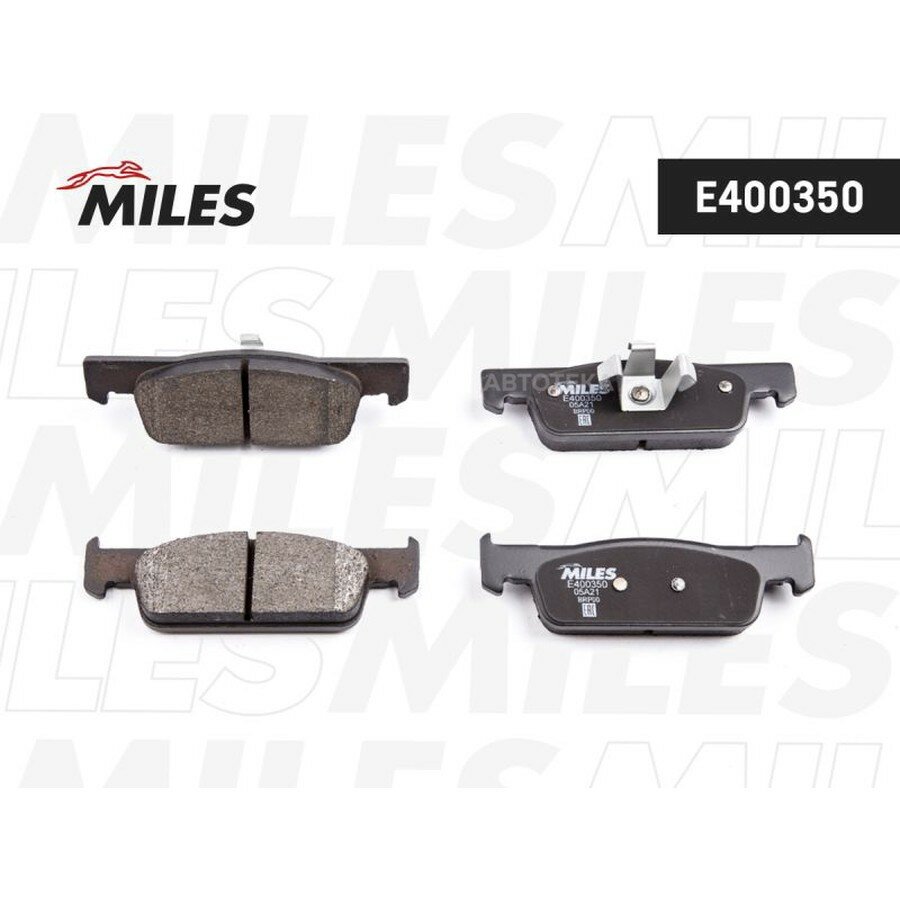 Колодки тормозные RENAULT LOGAN II/SANDERO II 16V 14- пер. LowMetallic MILES E400350
