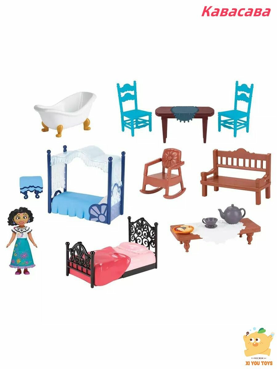 Disney Encanto Magical Casa Madrigal / Набор Игрушек Дисней Волшебный Дом Энканто Мадригал Подходит Для Детей В Возрасте От 3 Лет И Старше.