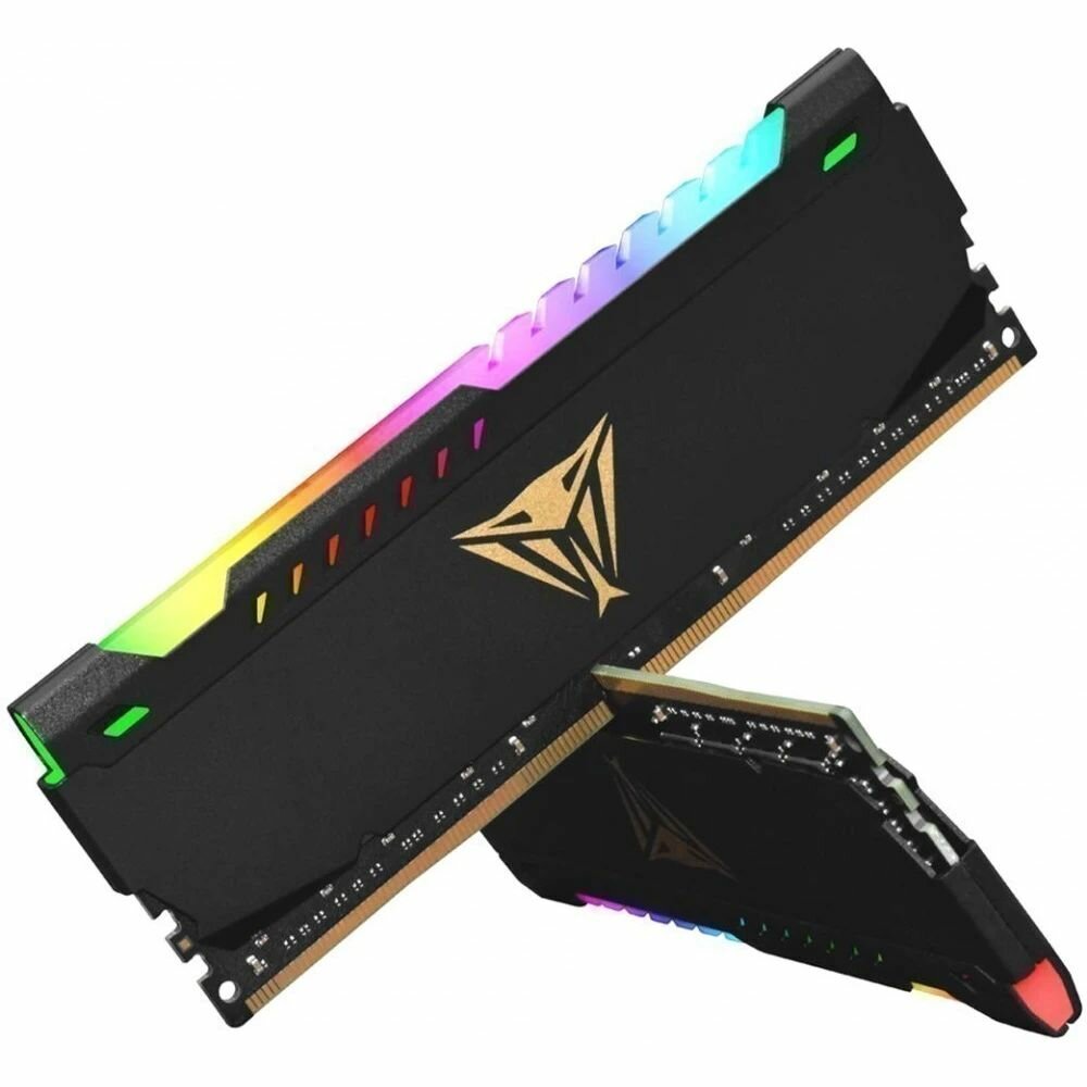 Оперативная память Patriot Viper Steel, DDR4, 64GB (2x32GB), 3200MHz, CL18, DIMM, с радиатором, RGB, черный